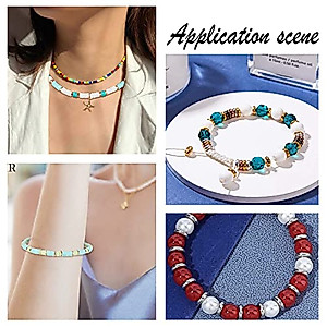 PH PandaHall 3 Sizes Rondelle Spacer Beads, 200pcs Heishi Disc Loose Beads Long-Lasting 18K Gold Plated Beads Flat Round Smooth Spacer Beads for Necklace, Bracelet, Earring Making, 2mm 4mm 5mm