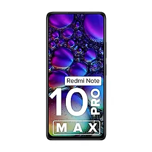 redmi Xiaomi Note 10 Pro MAX 4G Volte 128GB + 6GB Factory Unlocked 6.67" 108MP Quad Camera Night Mode (not Verizon Sprint Boost Cricket) (w/Fast Car Charger Bundle) (Dark Night)