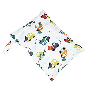 Boys Wet Bag Cloth Diaper Wet Dry Bags Waterproof Reusable Cloth Nappy Storage Bag With Zipper For Travel, Beach Swimsuits Clothes(#1)