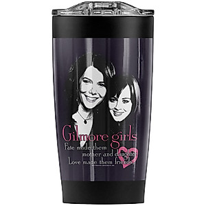 Gilmore Girls Fate and Love Stainless Steel Tumbler 20 oz Coffee Travel Mug/Cup, Vacuum Insulated & Double Wall with Leakproof Sliding Lid | Great for Hot Drinks and Cold Beverages