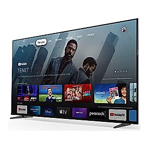Sony 75-Inch 4K Ultra HD TV X90K Series BRAVIA XR Full Array LED Smart Google TV Bundle HT-A5000 Dolby Atmos Soundbar and 8-Outlet with Omniport USB (3 Items)
