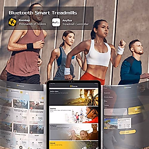 OMA Treadmill for Home 6134EAI with 15% Auto Incline 350 LBS Capacity Folding Exercise Treadmill for Running