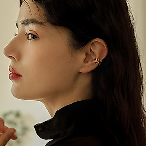 JeryWe 24 Pcs Gold Ear Cuffs for Women Non Piercing Adjustable Ear Cuff Earrings Clip On Cartilage Helix Wrap Ear Jewelry Set