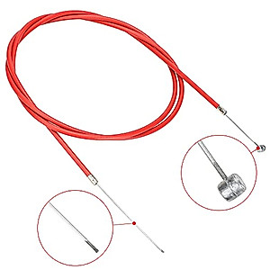 GREHUA Rear 4" Brake Band Drum Pin Brake Cable Kit Red for Predator 212cc 420cc 196cc Manco Bandit Critter 1492 4316 297 Rotary 484 Azusa 2251-B Yerf-Dog Go Kart Yard Cart Dune Buggies Mini Bike ATV