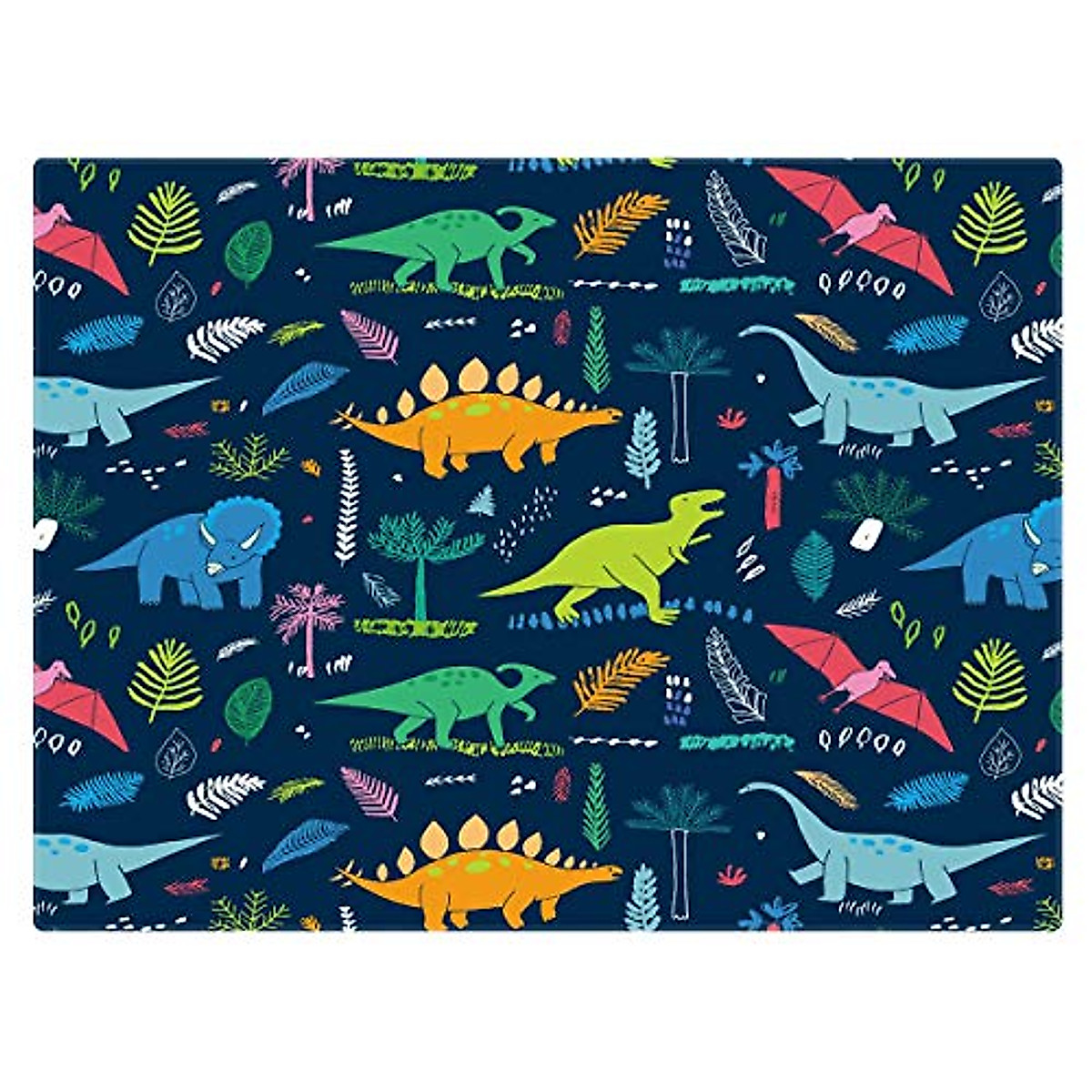 Area Rug Cute Dinosaur Area Rug for Living Room Bedroom Playing Room 5'x6'