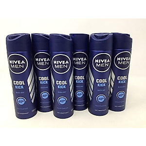 6 x Nivea Men Cool Kick 48h Anti-Perspirant 150ml by Nivea Men