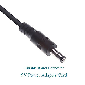 6FT Extra Long Power Adapter Cord for Casio CTK-451 CTK-471 Keyboard Wall Charger Power Supply