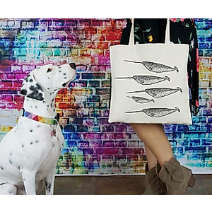 Pet Studio Art Narwhal Pod Tote Bag