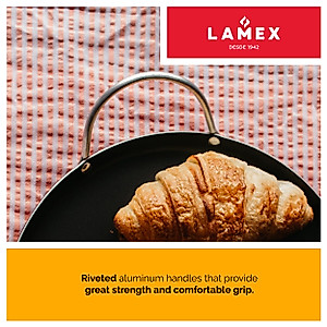 Lamex - 11 inch round Comal with non-sick coating