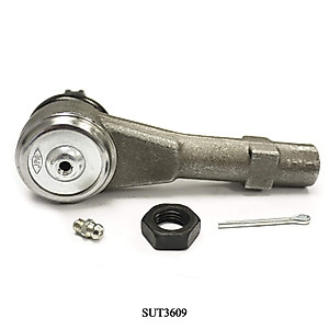 Front Outer Tie Rod End Compatible with Chevrolet & GMC & Hummer Model Avalanche 2500 & Express & Silverado & Suburban & Savana & Sierra & Yukon XL & H2 (Replacement# 19352244, ES3609) - SUT3609