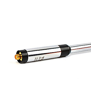 TWAYRDIO RH770 SMA-Female Telescopic Handheld Ham Radio Antenna 2m 70cm VHF UHF Replacement Extendable Antenna High Gain fit Kenwood TK-360 TK-370 TK-3200 Walkie Talkie