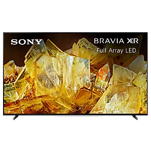 Sony XR85X90L Bravia XR 85" X90L 4K HDR Full Array LED Smart TV (2023 Model) Bundle with Deco Gear Home Theater Soundbar with Subwoofer, Wall Mount Accessory Kit, 6FT 4K HDMI 2.0 Cables and More