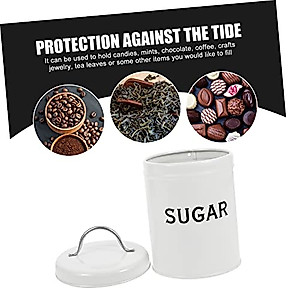 NOLITOY food storage jar loose tea jar tea flour canister candy jar with lid food containers with lids containers for food Candy Holder Decorative Tea Holder Metal Tea Holder crisper