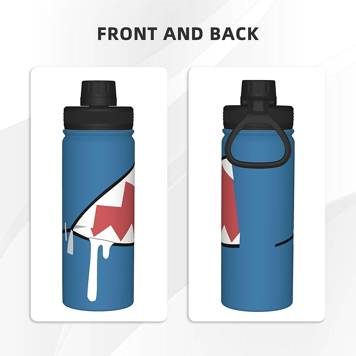 Gawr Music Gura Tumbler 18 oz Stainless Steel Sports Insulated Kettle Travel Drinking Cup Water Bottle with Lid