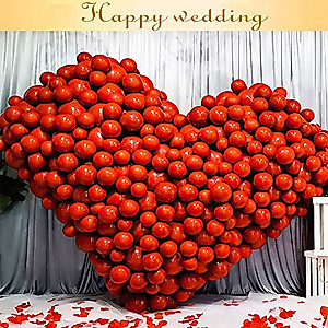 Red Latex Party Balloons, 50 pcs 12 Inch Dark Red Balloons for Wedding, Birthday Party, Valetine's Day, New Year, Christmas Party Decorations