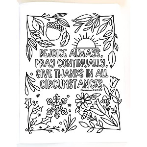 The Bible Coloring Book for Girls: Color 40 Cute Designs of Inspirational Verses & Christian Artwork