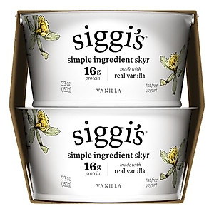 Siggi's Vanilla Non Fat Yogurt 4 Pack, 21.2 OZ