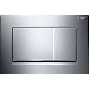 Geberit 115.883.KH.1 Toilets and Bidets, 24.6cm x 16.4cm x 1.2cm, Grey