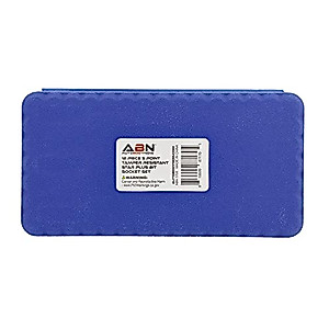 ABN Torx Plus Socket Set Star Bit Set, 5 Star Tamper Proof Torx Bit Set – 12-Piece Torx Set