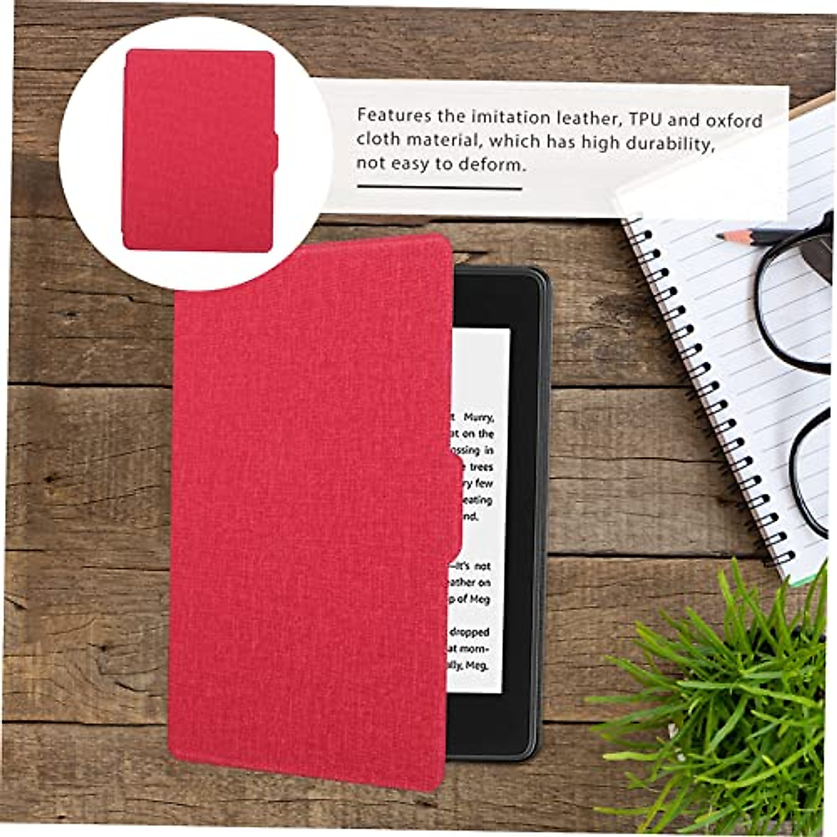 jojofuny Enamel Plates 2pcs Ebook Case Ebook Reader Shell Ebook Reader Case E-Reader Reader Imitation Leather Protection Cap Protective Case for E- Ereaders
