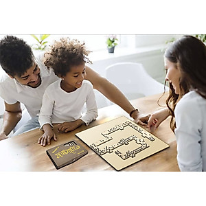 VovoGeratto Classic Dominoes Game Set, Dominoes Double 6, Premium Dominoes Set for Adults Professional, Ideal for 2-4 Players Family Game, 28 Pieces