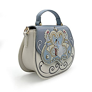 Danielle Nicole X Disney Cinderella Wedding Crossbody Bag - Fashion Cosplay Disneybound Cute Crossbody Bags, Multicolor