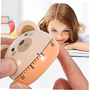 YARNOW 1pc Cartoon Timer Childrens Toy Wind up Timer Mechanical Timer Chef Shaped Mechanical Alarm Clock Kids Timer Boiling Egg Timer Learning Timer Vegetable Plastic Outside Work Counter