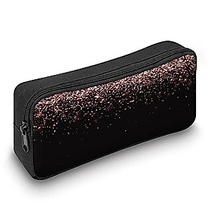 Rose Gold Particles Pencil Case Pencil Pouch Coin Pouch Cosmetic Bag Office Stationery Organizer