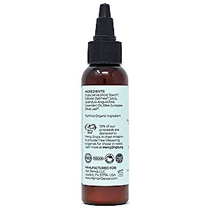 Dry Shampoo Volume Powder. Natural and Organic Ingredients. For Blonde and Dark Hair. Lavender Oil Scented.