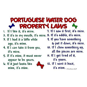 CafePress Portuguese Water Dog Property Laws 2 Mug Ceramic Coffee Mug, Tea Cup 11 oz