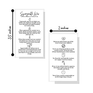 Squeezable Wax Instruction Care Cards Business Cards for Customers | 50 pk | How to Care for and use Your squeezable Scented Aroma Wax 2 x 3.5” in Meltable Wax for Plastic Squeeze Soft Tube Pouches