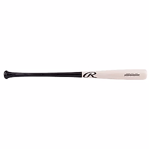 Rawlings Player Preferred 271 Ash Wood Baseball Bat, 33 inch, Black/White (271RAB-33)