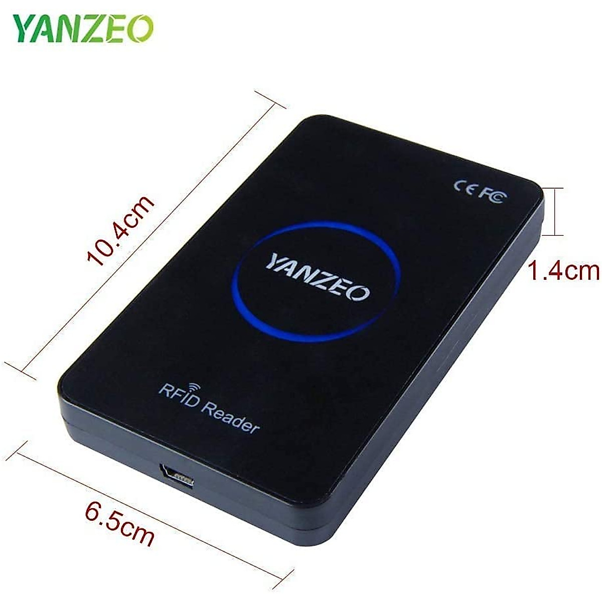 YANZEO SR360 865Mhz~915Mhz Desktop UHF RFID Card Reader Writer Access Control System POS Warehousing with Keyboard Emulation Output