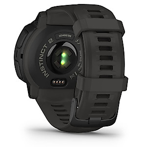 Garmin 010-02563-10 Instinct 2S Rugged Outdoor Smartwatch Graphite Bundle with Premium 2YR CPS Enhanced Protection Pack