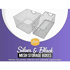 YBM Home 1118 Mesh Open Bin Storage Basket Organizer