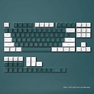 Keycaps 110 Keys XVX Profile PBT Keycaps Double-Shot for Cherry MX Gateron Switches Mechanical Gaming Keyboards