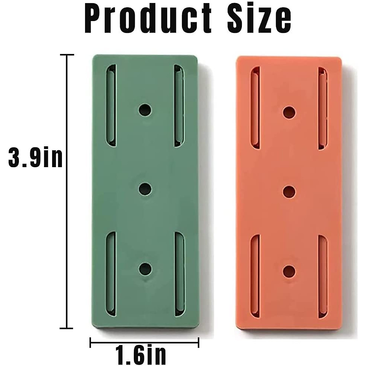 8 Pcs Self-Adhesive Desktop Socket Fixer, Adhesive Punch Free Socket Holder Cable Management Punch Free Surge Protector, Desktop Mountable Plug-in Socket Fixer Bracket Stand (8PCS)