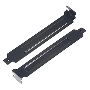 uxcell PCI Slot Covers with Screws for PC Case Dustproof Black 4pcs