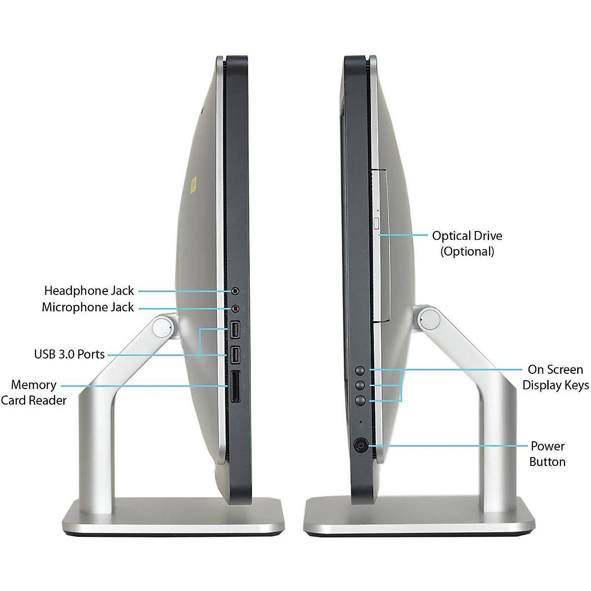 Dell Optiplex 9010 FHD 23 Inch (1920x1080) All in one Business Computer PC (Intel Quad Core i7-3770s, 8GB Ram, 2TB HDD, HDMI, VGA, Camera, WIFI, DVD-RW) Win 10 Professional (Certified Refurbished)
