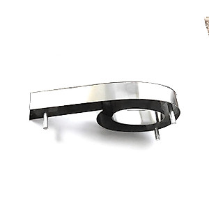 8 Inch STAINLESS STEEL Grade 316 (UNS S31600) House Numbers/Letter Home Address Street Number for Outdoor indoor Exterior Building Apartment Yard Farmhouse Number/Letter (0-9 A-D) (6)