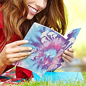 Flashideas Purple Mushroom Text Book Cover for Schoolbooks Extra Large Book Cover for Home Office School Reusing Book Covers Book Dust Jacket Covers for Workers Primary Schools