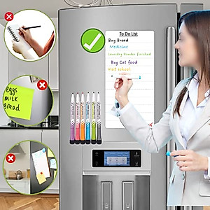 NIMARKX Magnetic Chore Chart Bundle for Multiple Kids: Customizable 2 Reward Charts, 1 to-Do List, 6 Dry Erase Markers - Impart Responsibility to Family Teen Toddler & Adults with Behavior Board