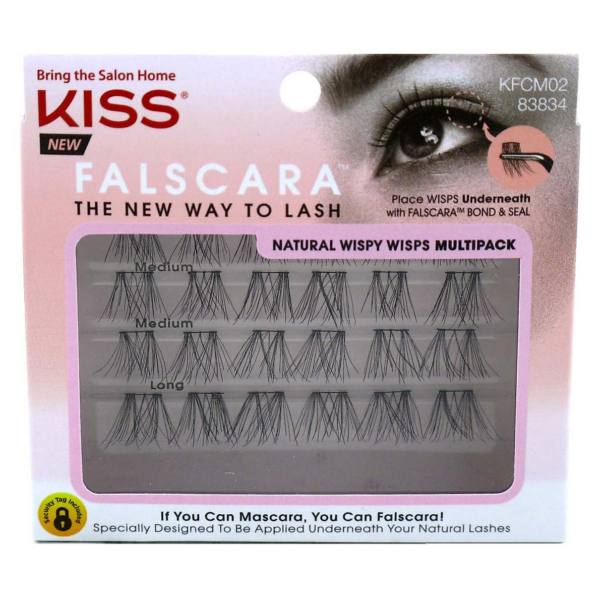 Kiss Falscara Natural Wispy Wisps Multi-Pack (Pack of 2)