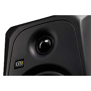 KRK Classic 5 Professional Bi-Amp 5" Powered Studio Monitor (2 Speakers) Pair of XLR Cable + Gravity Phone Holder, Black M