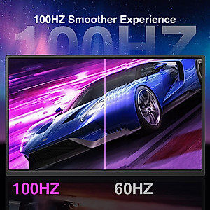 Miktver Portable Monitor, Full HD 13.3 Inch 1920X1080 Portable Monitor Laptop External USB-C Monitor Display for PC/Laptop/Phone/Mac/Xbox/PS4… (Inches, 13.3) (Inches, 18.5)