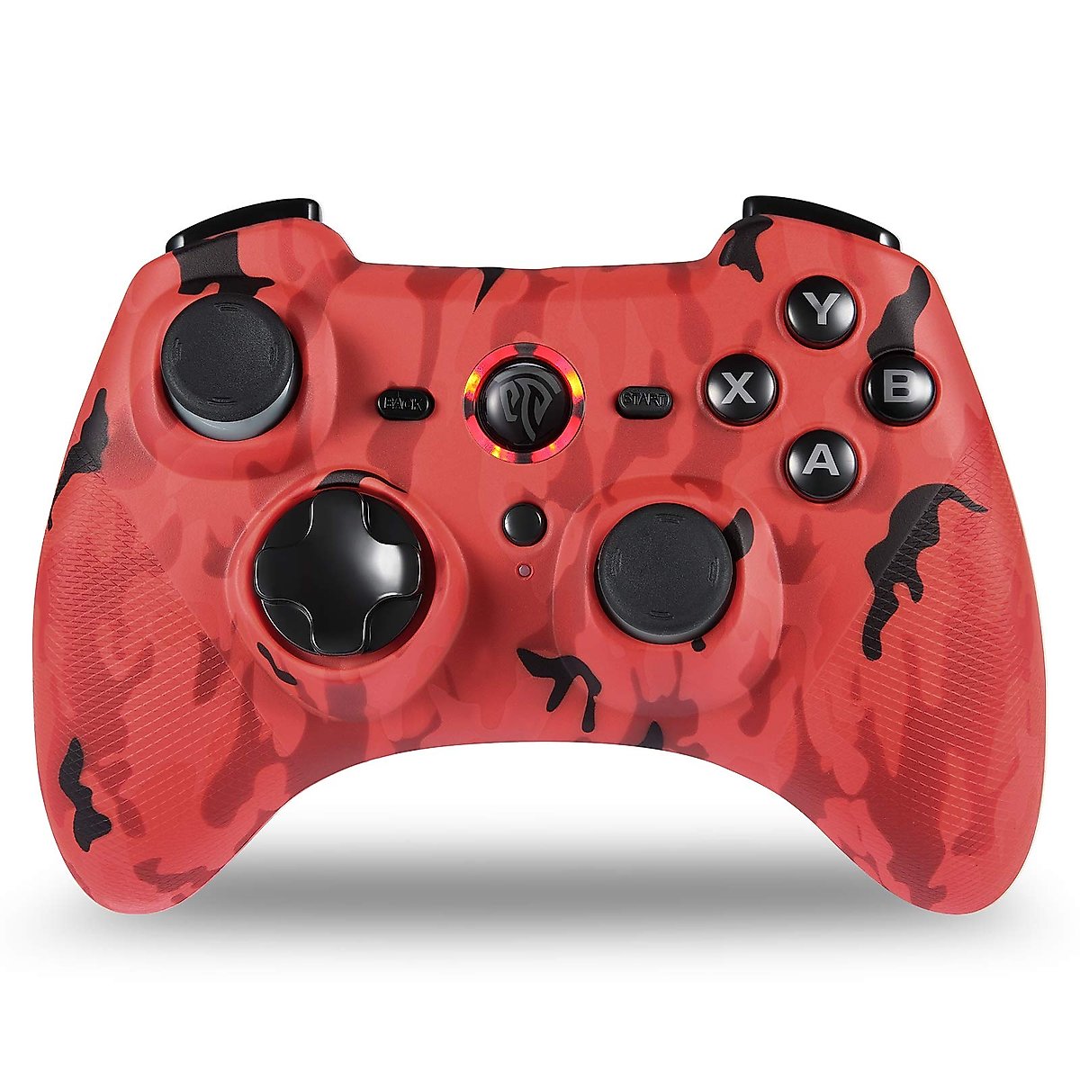 EasySMX 2.4G Wireless Controller for PS3, PC Gamepads with Vibration Fire Button Range up to 10m Support Steam PC PS3 Android Devices and TV Box