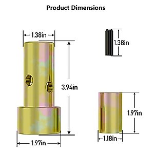 Cat 1 Quick Hitch Bushings Kit - Quick Hitch Adapter Bushing Kit Compatible with iMatch Quick Hitch Category 1，Implement Hitch