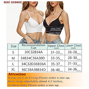 ForBaysy Low Back Bras for Women Push Up Deep V Neck Backless Bra,Low Cut Multiway Convertible Bra Wire Lifting Bralette White