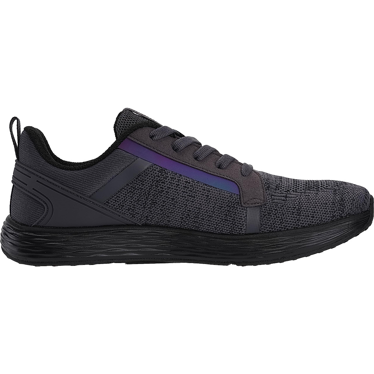 WHITIN Men's Wide Width Toe Box Road Shoes Zero Drop size 12 Tennis Sports Knit Breathable Indoor Workout Gym Rubber Non Slip Cushioned Grey 46