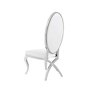 Best Quality Furniture SC60-A Chair, White